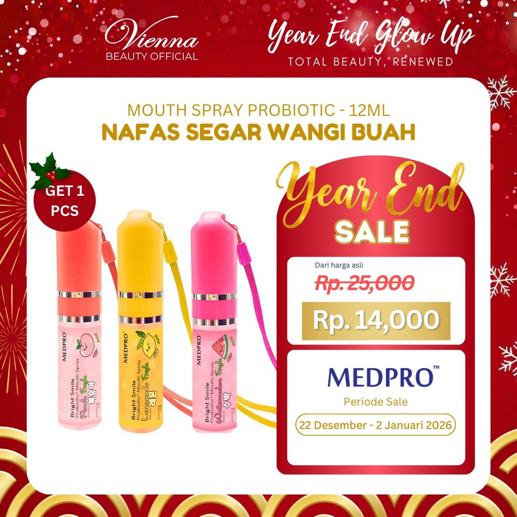 Jual [YEAR END SALE] Medpro Probiotic Mouthspray For Bright Smile ...