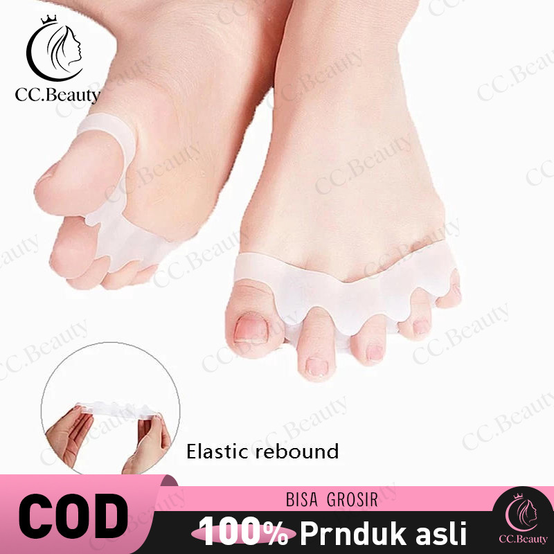 Jual 1 Pair Silicone Toe Separator Hallux Valgus Bunion Splint ...