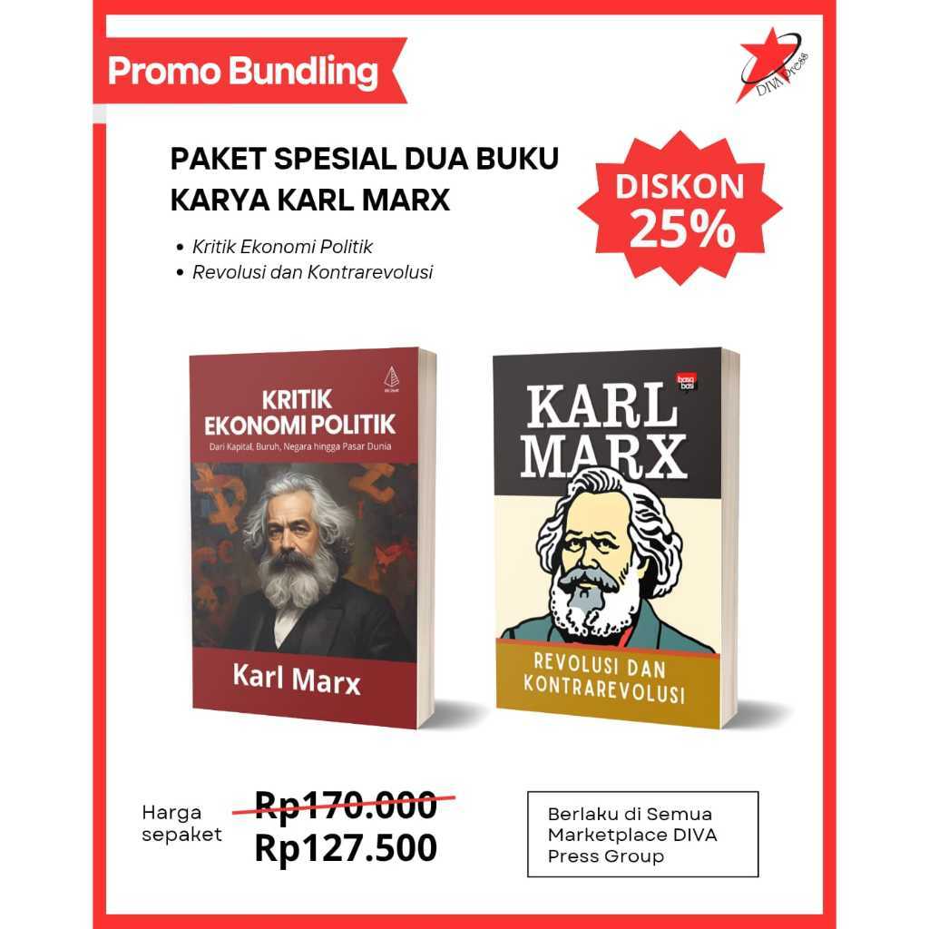 Jual DIVA Press Paket Dua Buku Karya Karl Marx: Kritik Ekonomi Politik ...