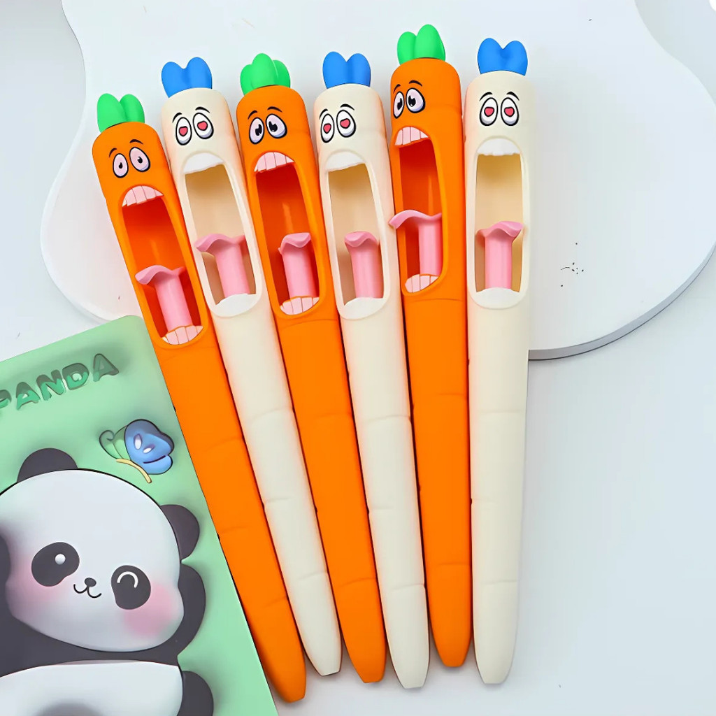 Jual PULPEN CETEK WORTEL / PULPEN ANAK SEKOLAH MOTIF WORTEL / PULPEN ...