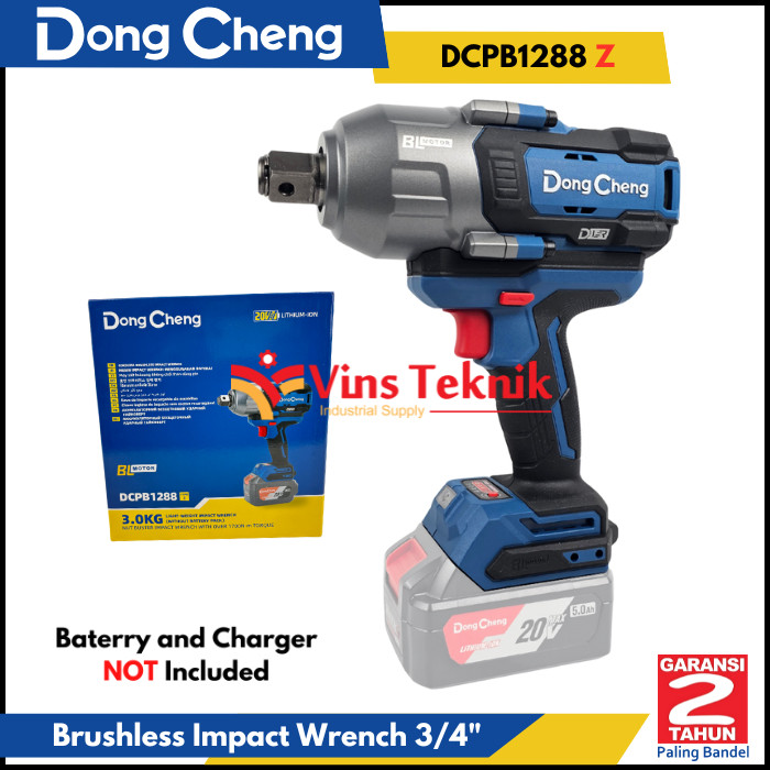 Jual DongCheng DCPB1288 Z Mesin Pembuka Baut Cordless Brushless Impact ...