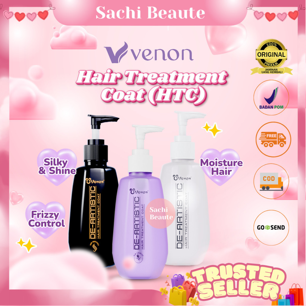 Jual VENON Hair Serum Treatment Coat Series 160ml Vitamin Rambut ...