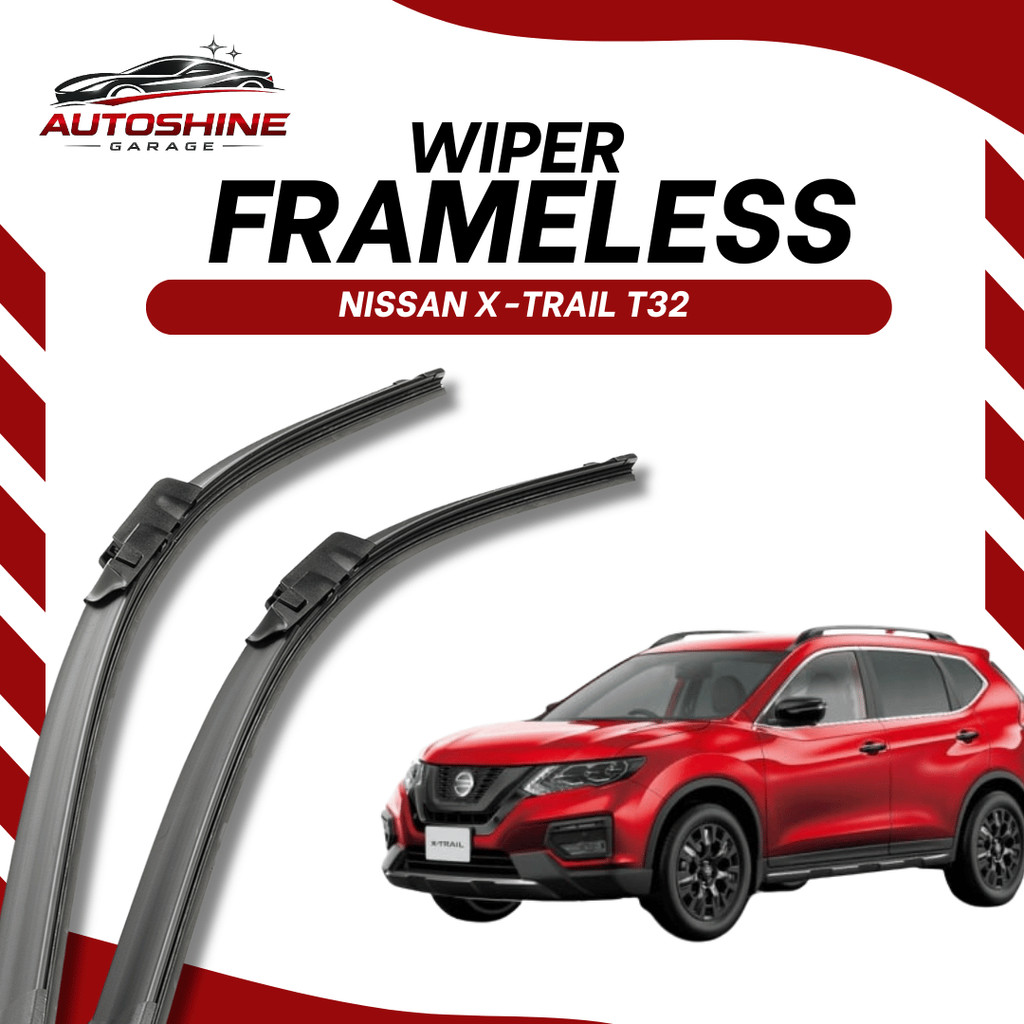 Jual Wiper Mobil Frameless Nissan X-Trail Xtrail T32 Sepasang 2 PCS ...