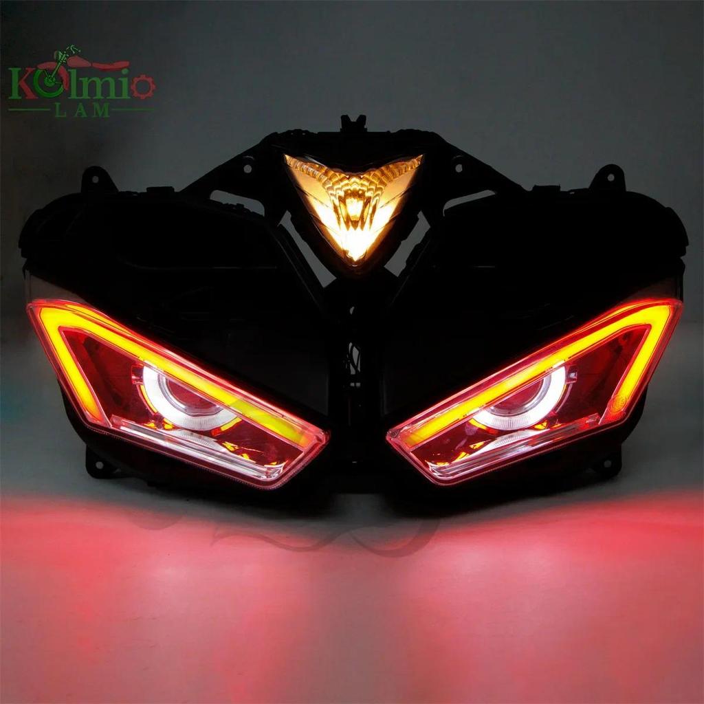 Jual FitFor 2013 - 2018 YAMAHA YZF-R3 YZF-R25 HID Projector Demon Angel ...