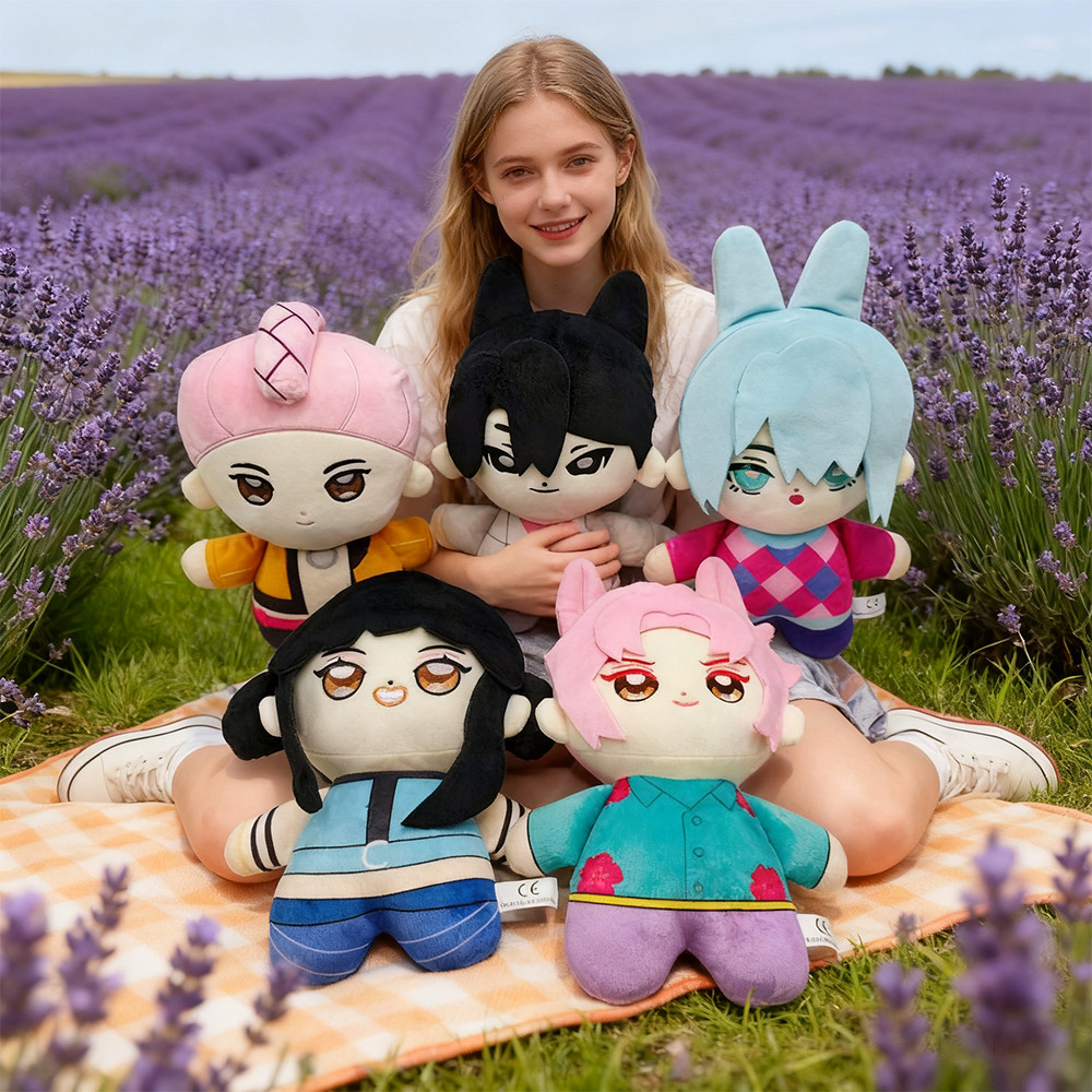 Jual Kpop Demon Hunters Plush Toys Rumi Zoey Mira Pent Plushies Stuffed ...