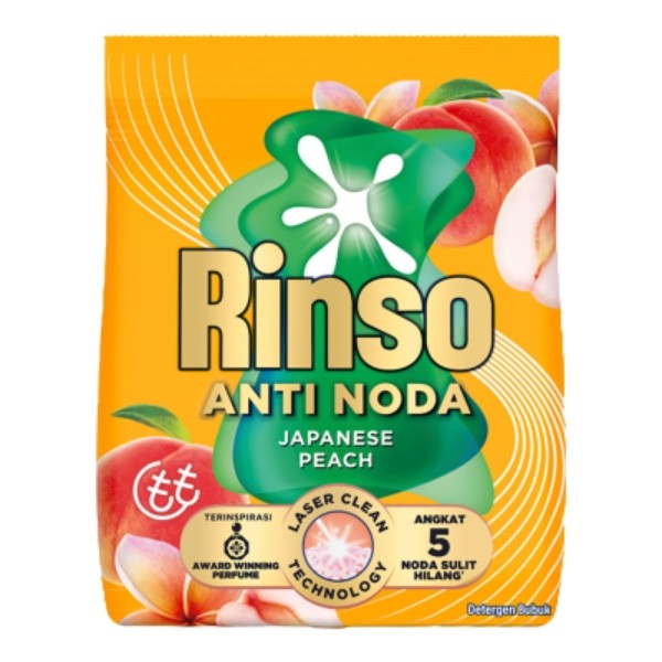 Jual RINSO ANTI NODA JAPANESE PEACH POWDER 2750 GR | Shopee Indonesia