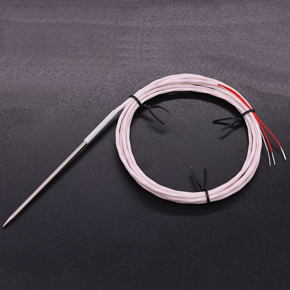 Jual Needle Type PT100\PT1000 Temperature Sensor 3X100mm PTFE Cable 1 ...