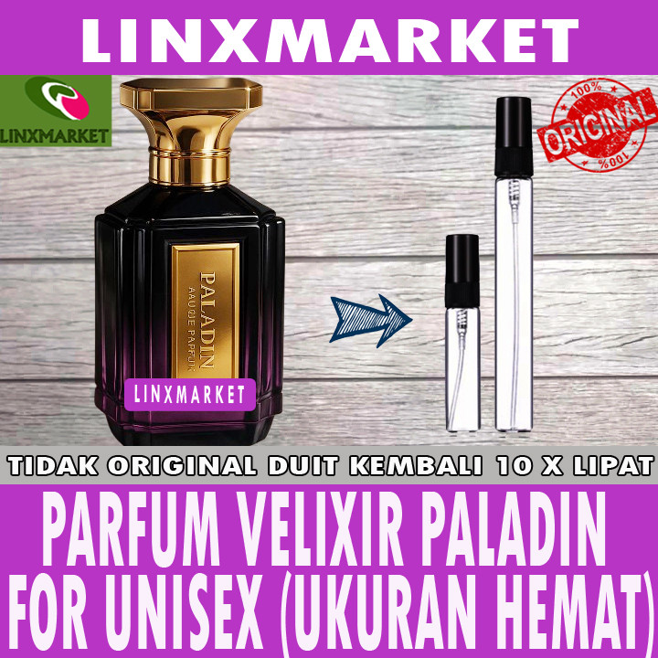 Jual ORIGINAL VELIXIR PALADIN FOR UNISEX EDP EAU DE PARFUM UKURAN HEMAT ...