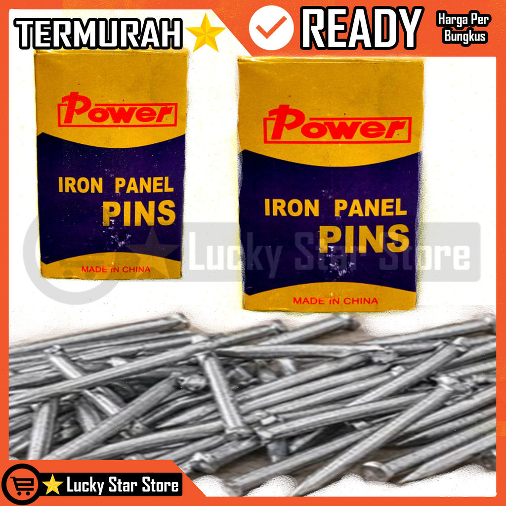 Jual AP Iron Panel Pins Lemari Paku Besi Plywood 3/4" Inch Harga Per ...