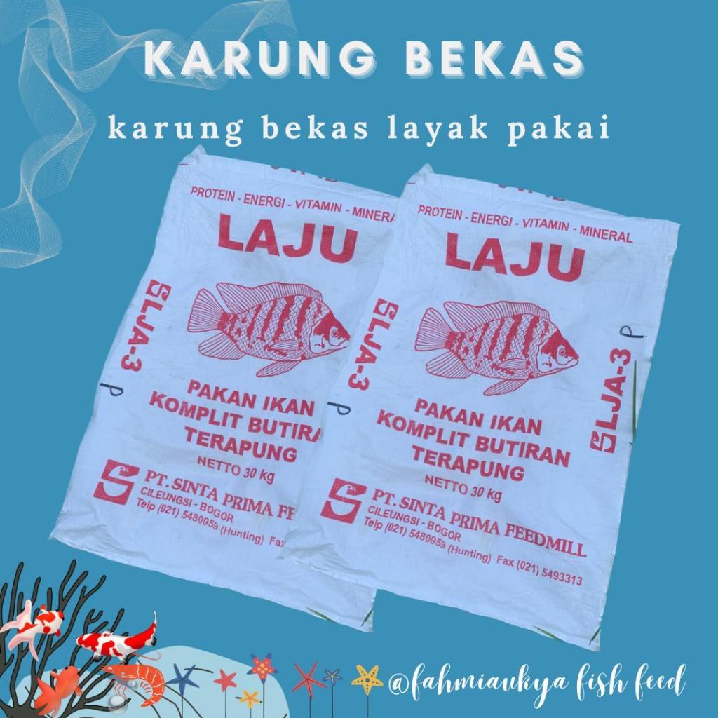 Jual KARUNG BEKAS / SAK BEKAS PAKAN IKAN | JUAL KARUNG BEKAS UKURAN 30 ...