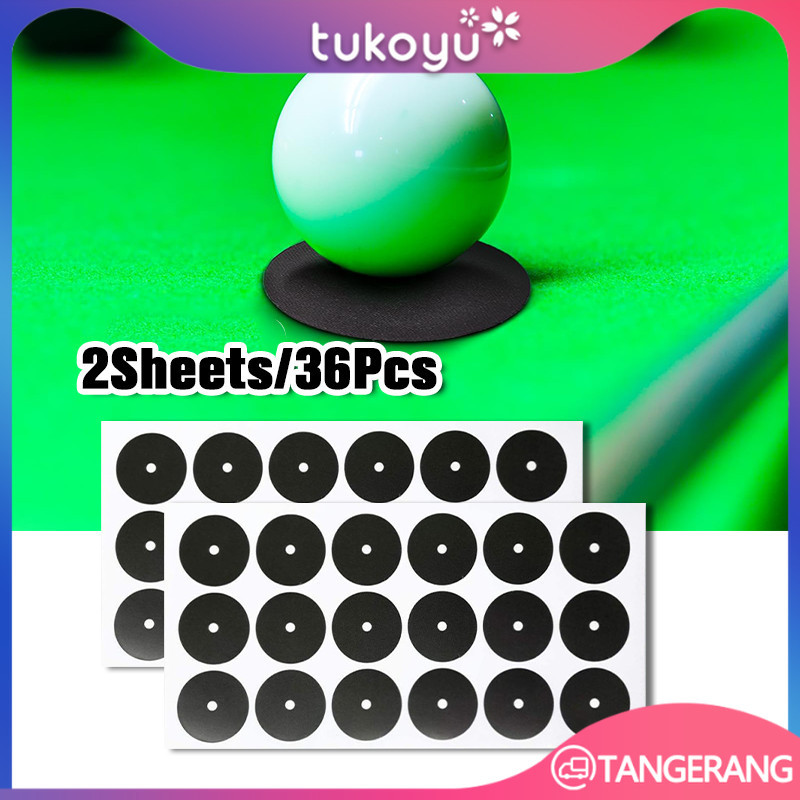 Jual 36 Pcs Titik Spot Sticker Untuk Meja Billiard 2 Lembar Pengganti ...