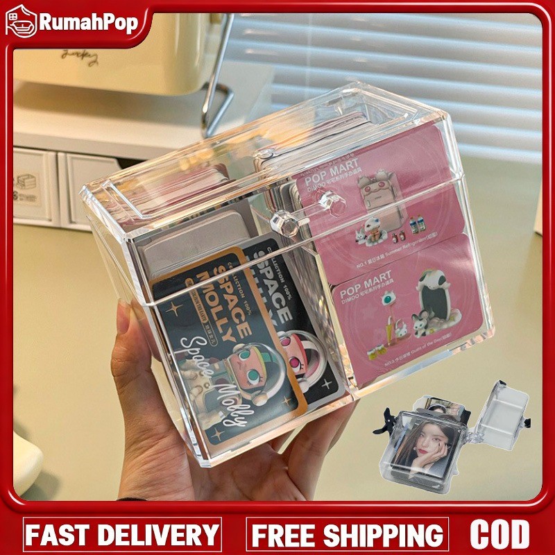 Jual Kotak Tutup Tempat Penyimpanan Kartu Nama Bening Akrilik Acrylic ...