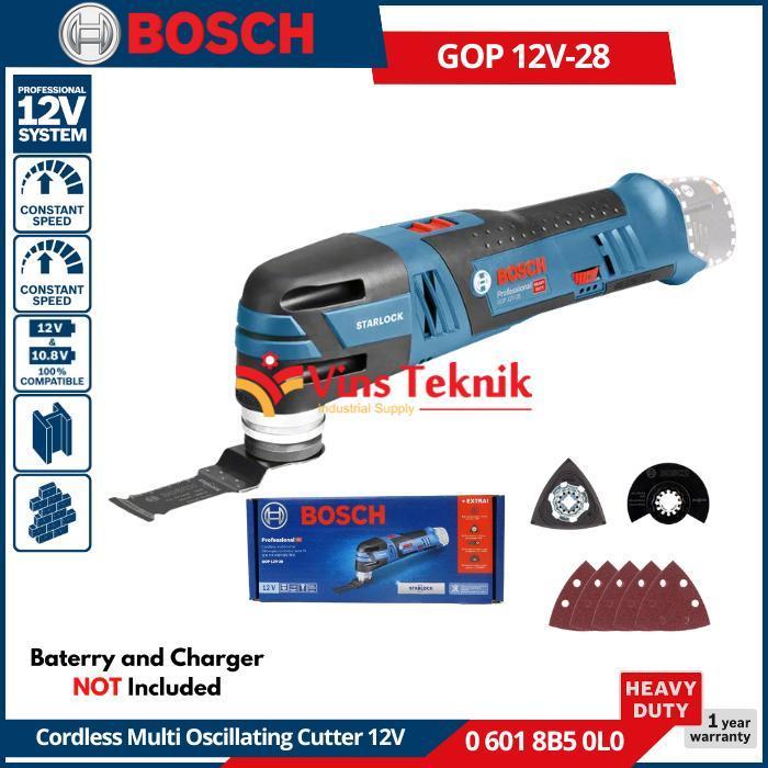 Jual BOSCH GOP 12V-28 Mesin Serba Guna Multi Tool Cordless Multi ...