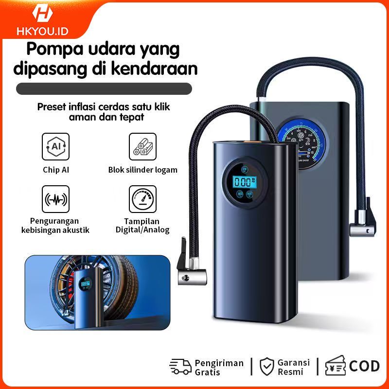 Jual HKY Pompa Ban Motor Dan Mobil Electric Portable Electric Mobil ...