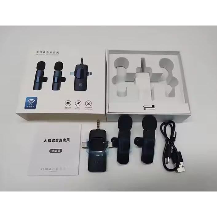 Jual Mikrofon Wireless K15 - NXTECH Wireless Microphone Vlogger Live ...