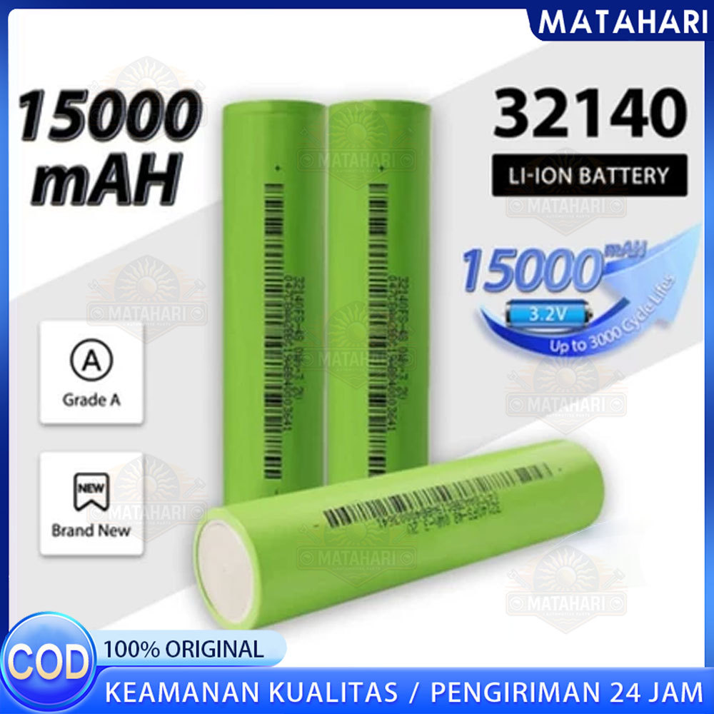 Jual Baterai lifepo4 3,2v 15Ah NEW / BARU JSK Lontong IFR 32140 Grade A ...