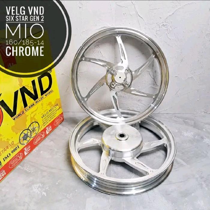 Jual Velg VND Six Star Gen 2 Mio Sporty/Mio Soul Lama/Mio smile Ungu ...