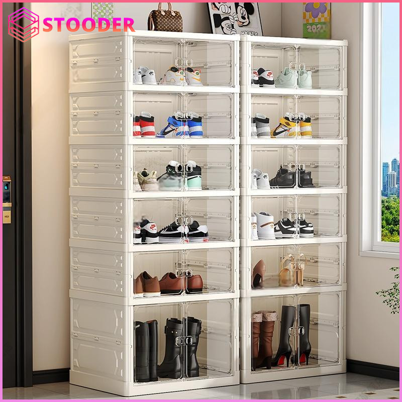 Jual STOODER Tanpa Instalasi-Lemari Sepatu Rak Sepatu Susun Lipat ...