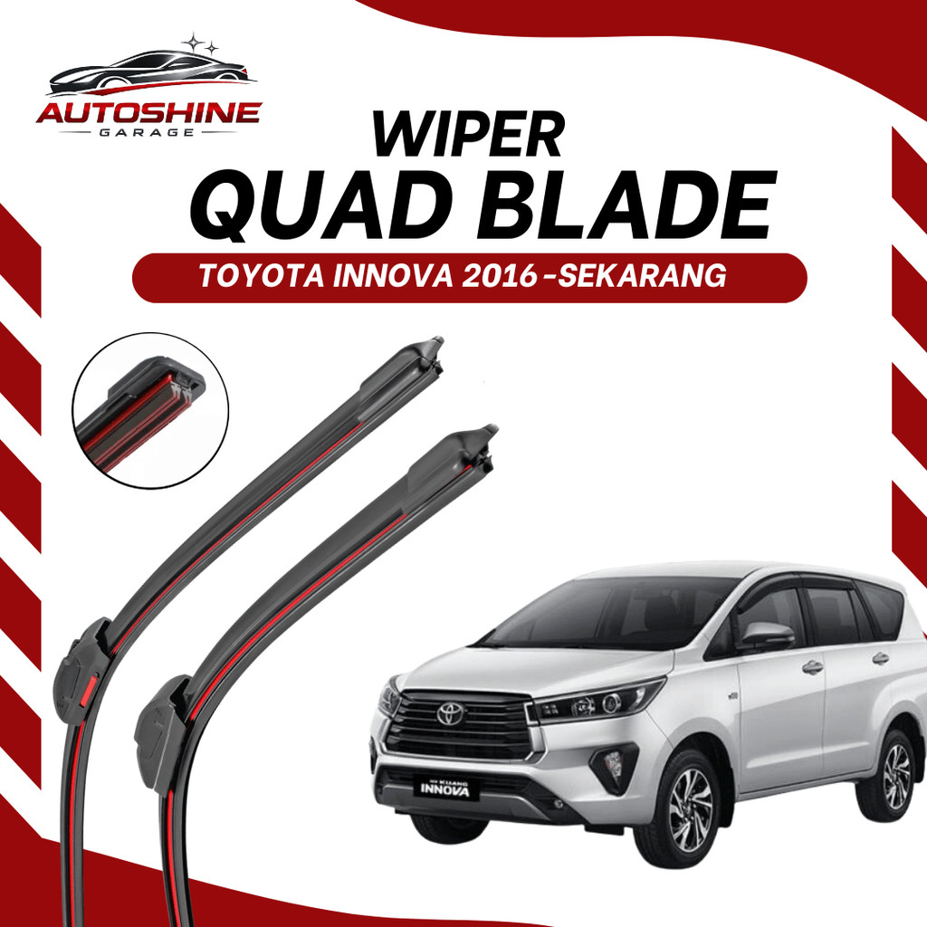 Jual Wiper Quad Blade Toyota Kijang Innova Reborn 2016 - Sekarang ...