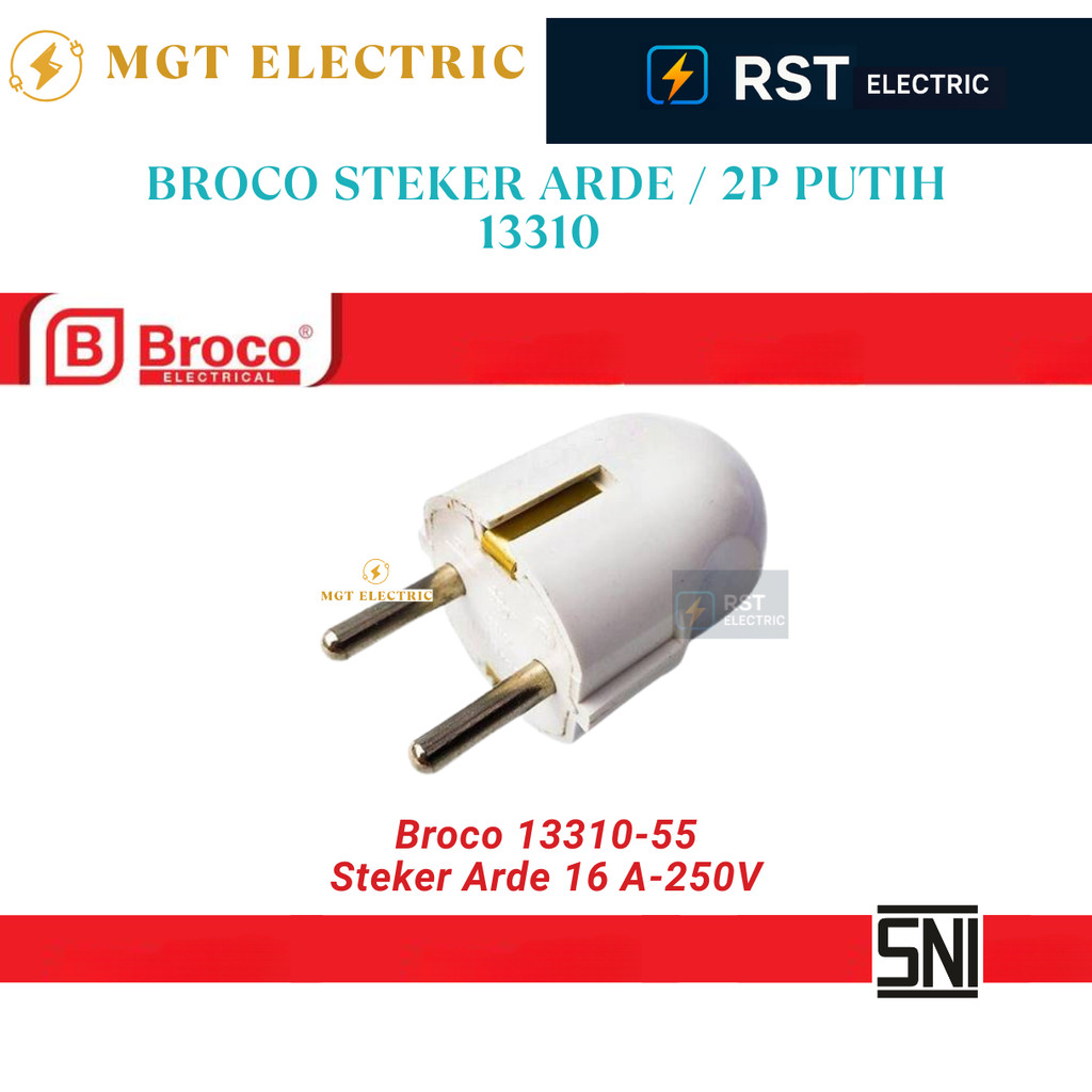 Jual BROCO STEKER ARDE / 2P PUTIH 13310 - 1331055 | Shopee Indonesia