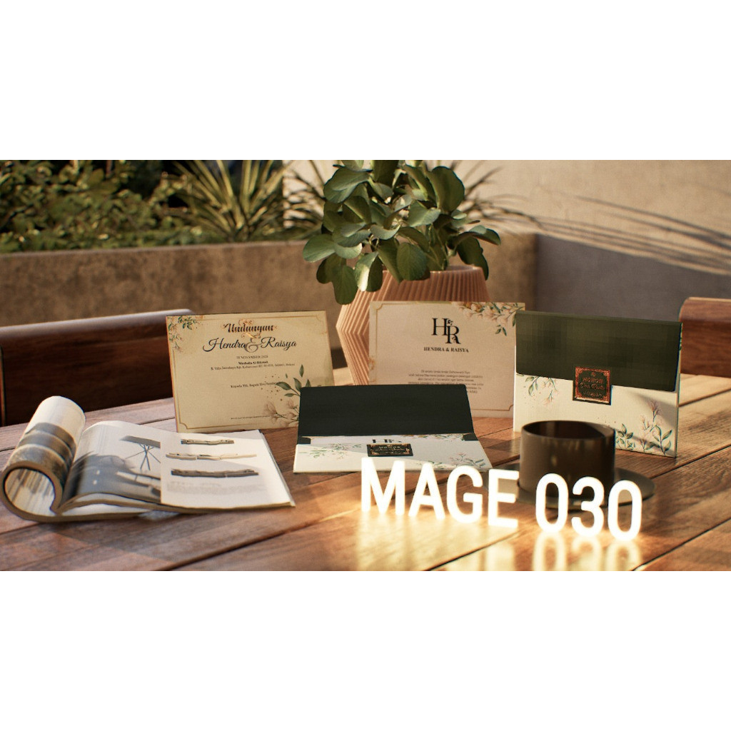 Jual Blangko Undangan Mage 30 Invitation | Shopee Indonesia