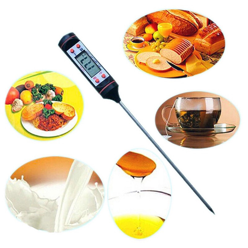 Jual FoodSafe Termometer Digital Probe Stainless Anti Karat | Shopee ...