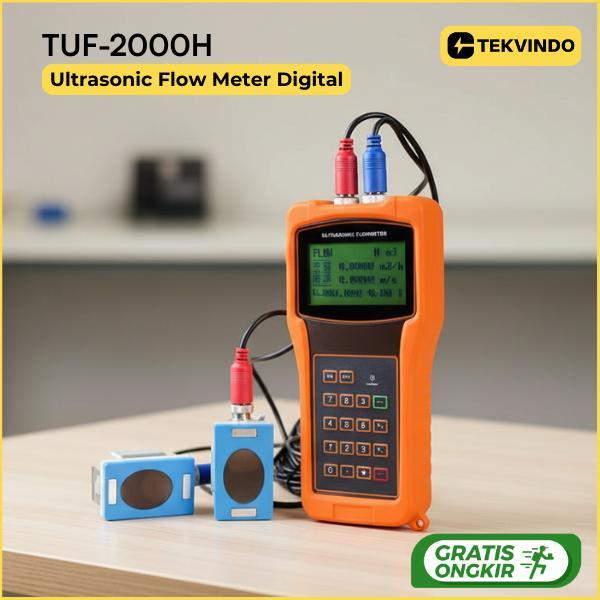 Jual Ultrasonic Flow Meter Digital TUF-2000H TS-2 DN15–100mm Alat Ukur ...