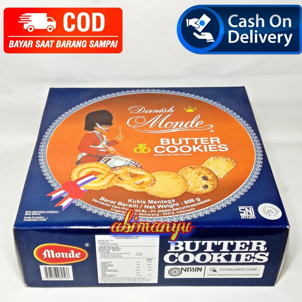 Jual Danish Monde Butter Cookies Kaleng 908g 5 Varian | Shopee Indonesia