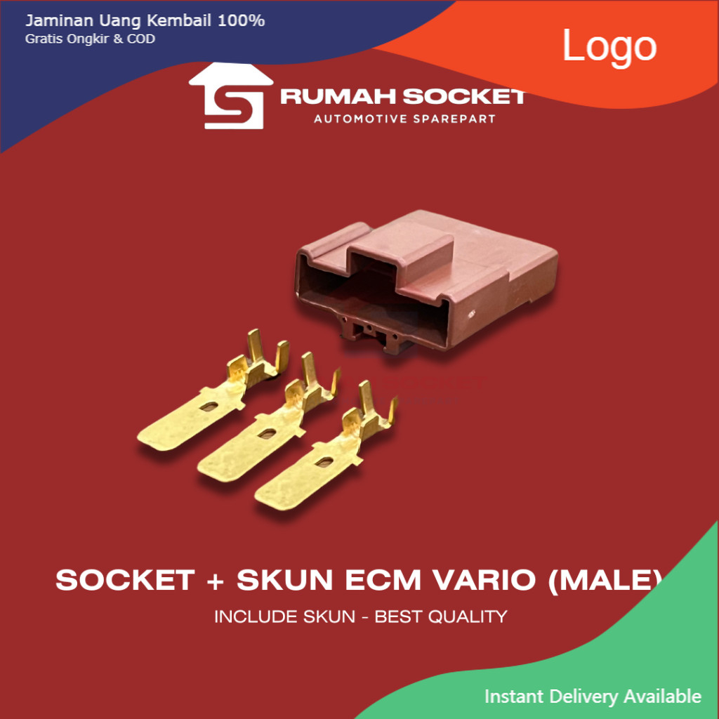 Jual SOCKET SOKET SKUN KIPROK ECM ECU VARIO PCX ADV 150 MOTOR MALE ...