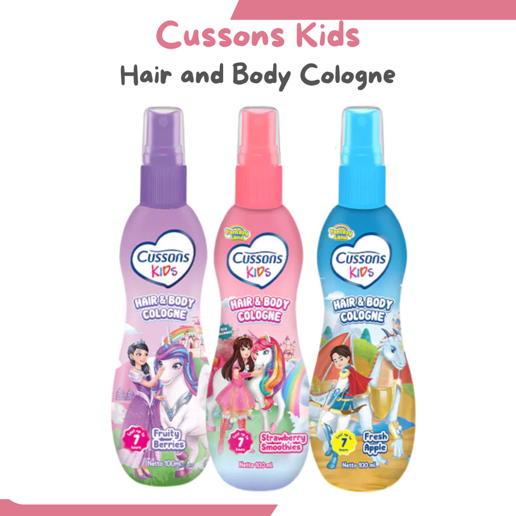 Jual Cussons Kids Hair and Body Cologne 100ml/Parfum Anak | Shopee ...