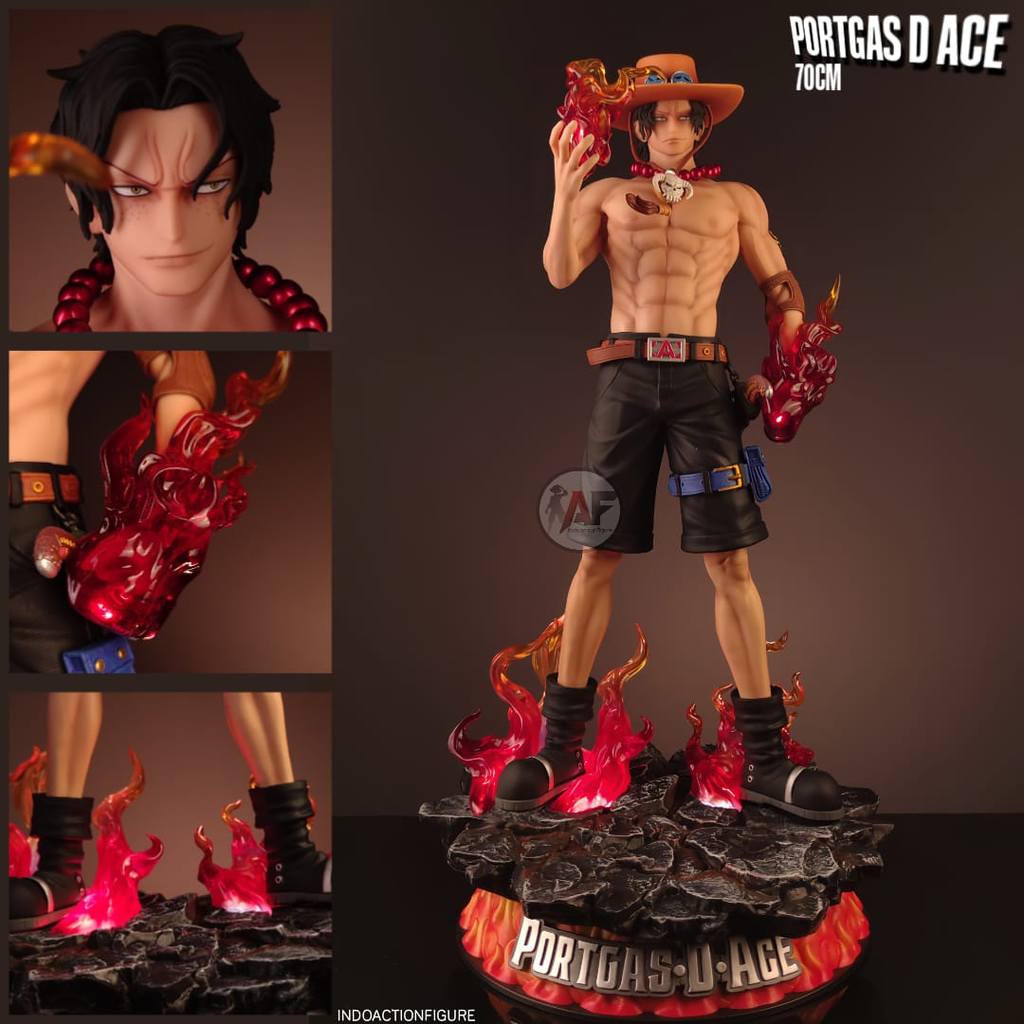 Jual Statue One Piece Portgas D Ace Standing LC Studio Design Recast ...