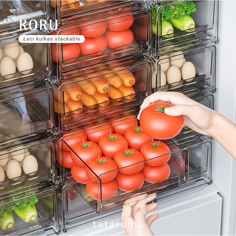 Jual TATARUMA Koru - Kotak Kontainer Tempat Penyimpanan Toples Laci ...