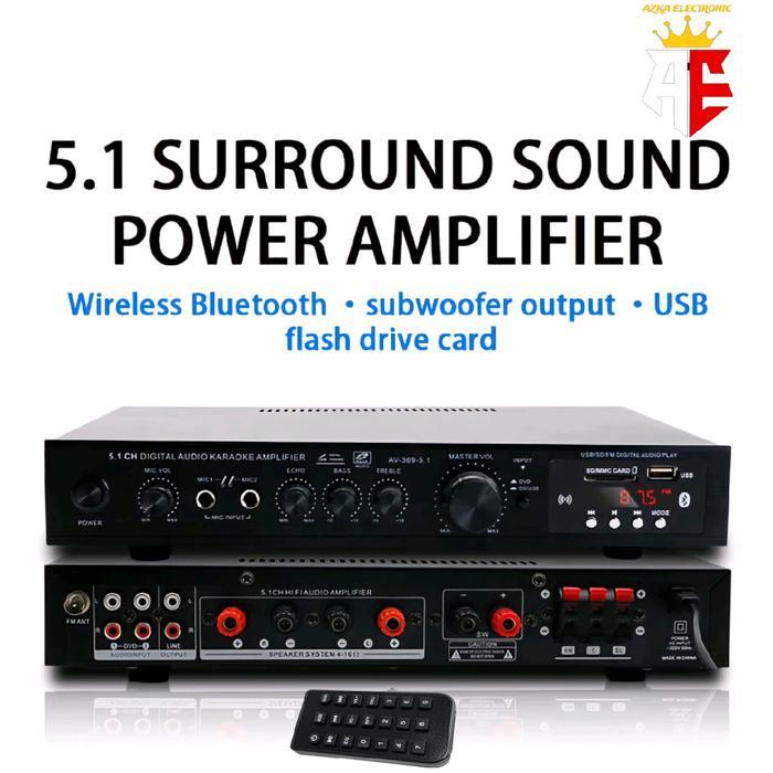 Jual Matra Mart_ Power Amplifier 5.1 Channel Home Theatre Karaoke ...