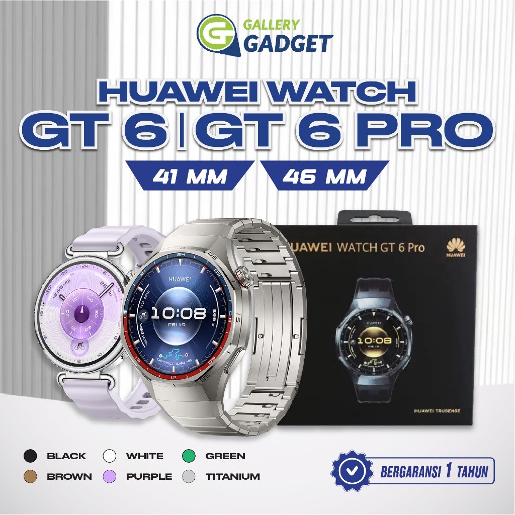 Jual Huawei Watch GT6 GT 6 Pro 41mm 46mm Smartwatch Advanced Sports ...