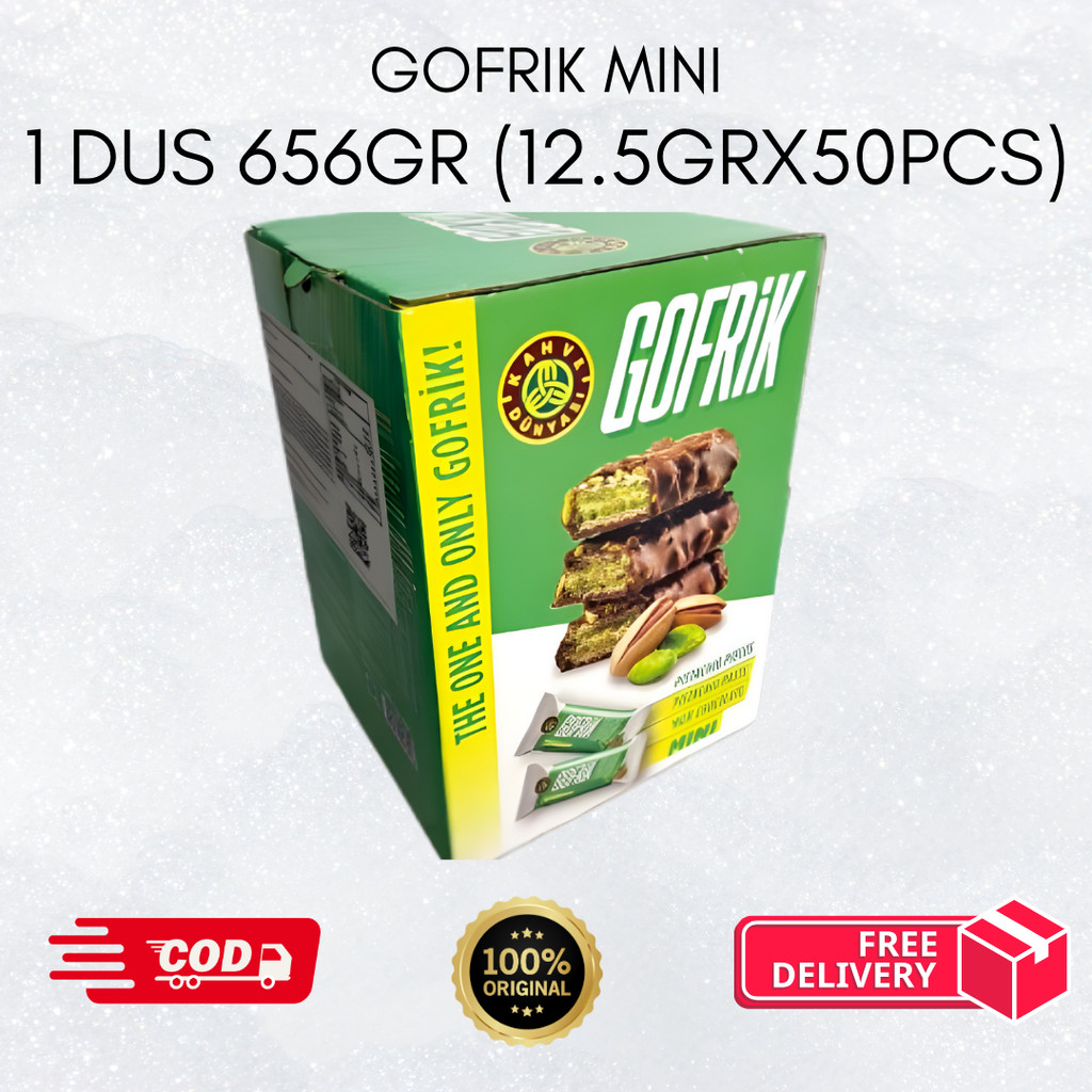 Jual GOFRIK MINI 625gr Wafer Cokelat Susu dengan Pasta & Potongan ...
