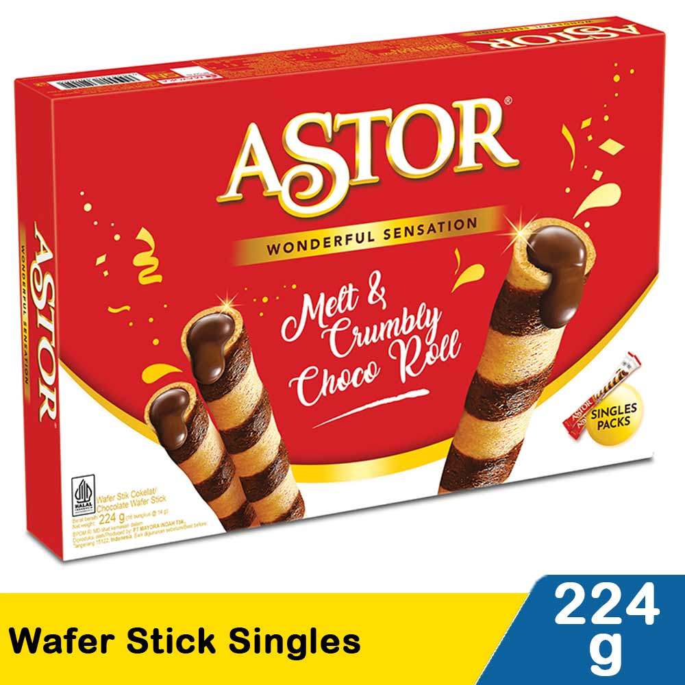 Jual ASTOR WAFER STICK SINGLES 200g | Shopee Indonesia