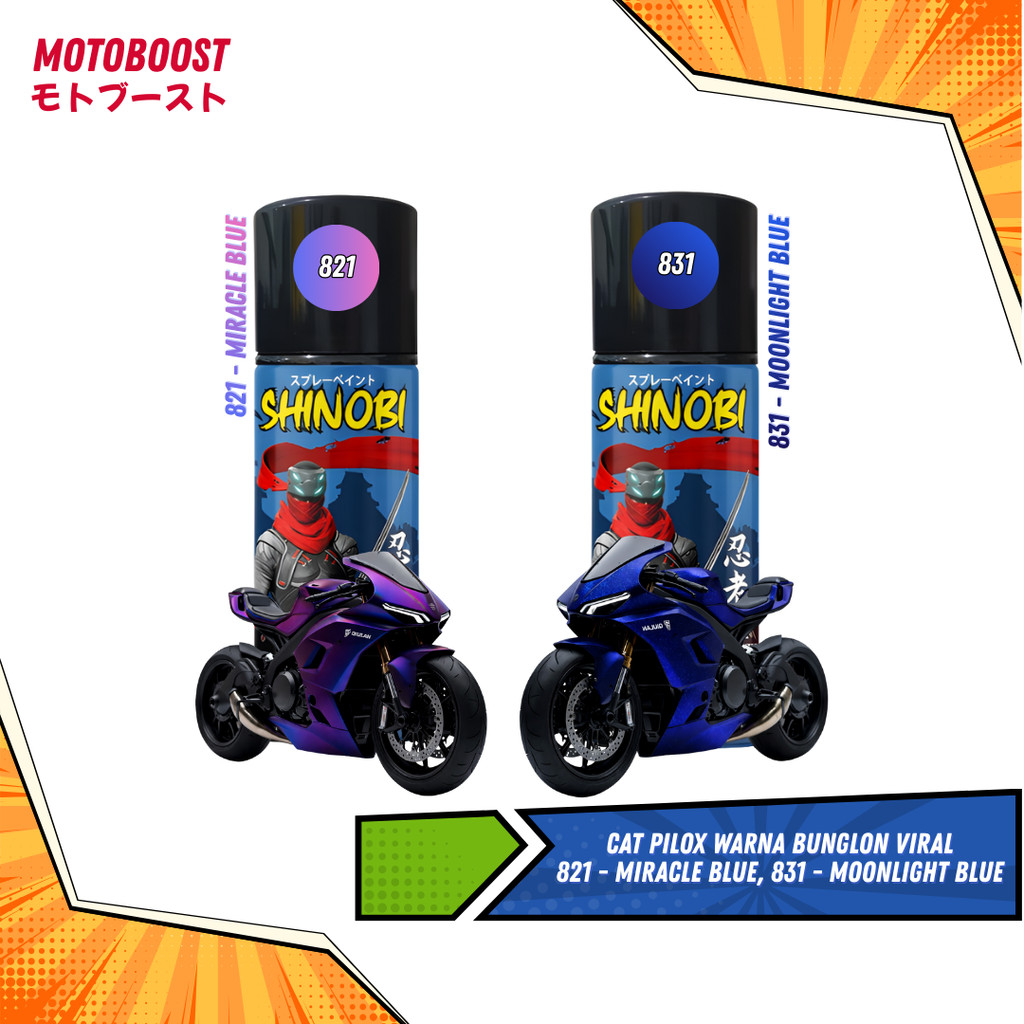 Jual SHINOBI Cat Semprot Duco Pilok Tahan Bensin 400 CC Warna Bunglon ...
