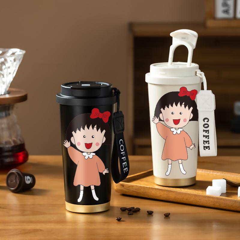Jual Tumbler Chibi Maruko-chan Sakura Momoko‌ Botol Minum Aesthetic ...