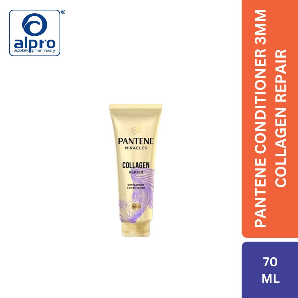 Jual Pantene Conditioner 3Mm Collagen Repair 70Ml | Shopee Indonesia