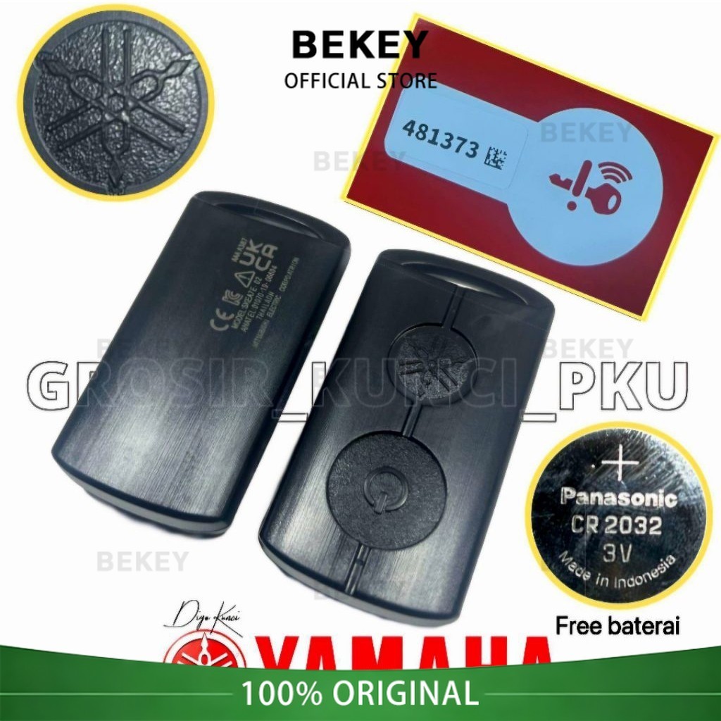 Jual BEKEY Keyless Motor Matic Yamaha Plastik Logam NMaX | Shopee Indonesia