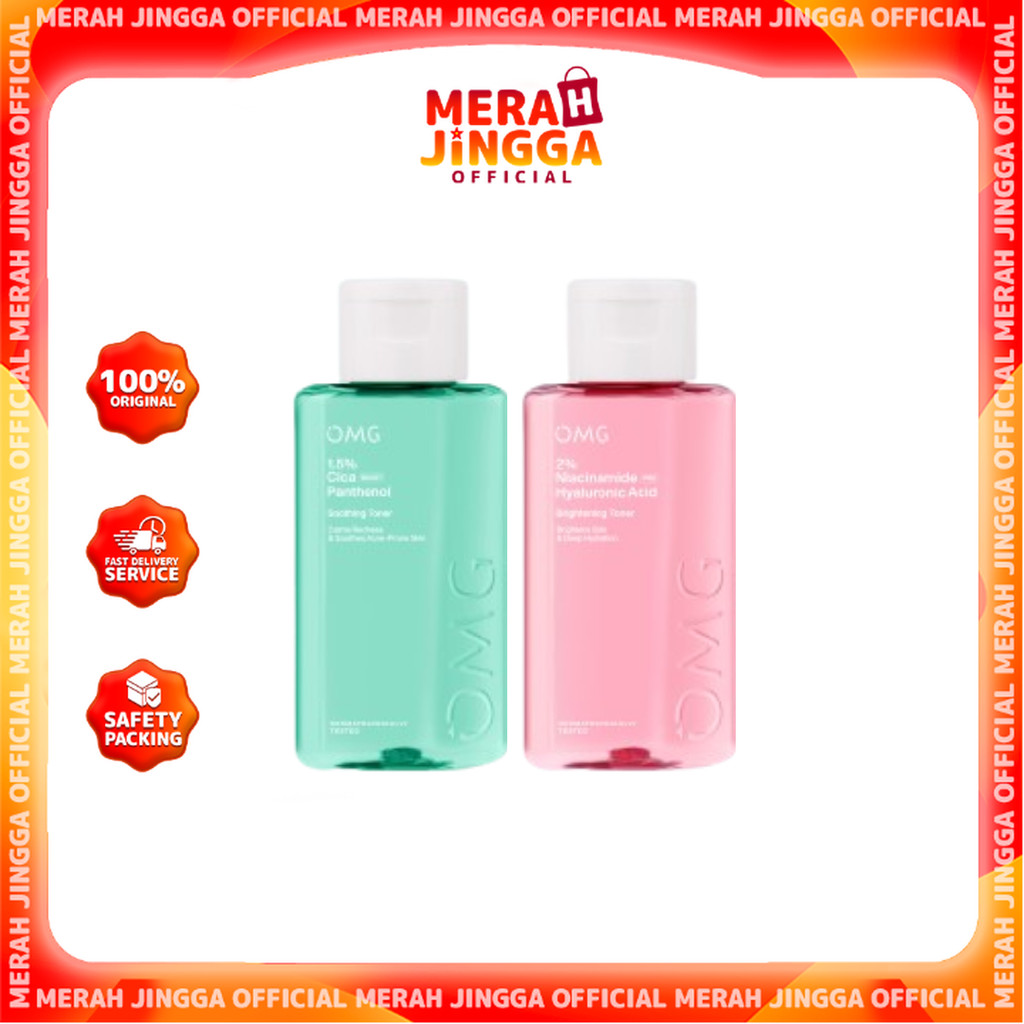 Jual OMG Oh My Glow Brightening & Soothing Toner Niacinamide Hyaluronic ...