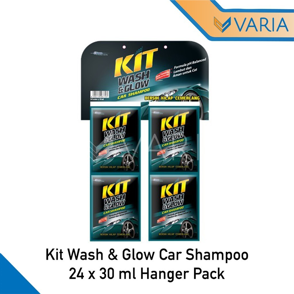 Jual SMG Kit Car Shampoo Cuci Mobil Wash & Glow Sachet 30 ml x 24 ...