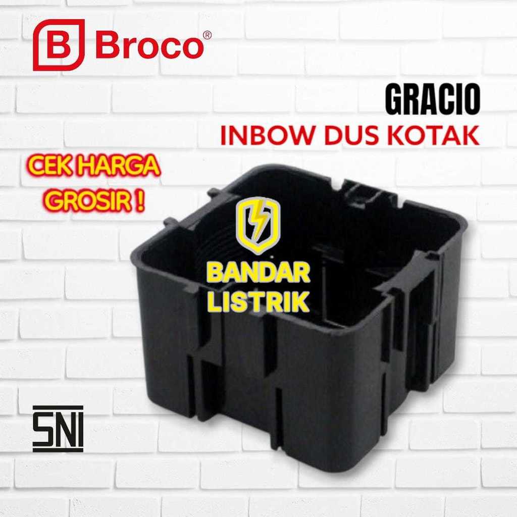 Jual BROCO Inbow Dus GRACIO B10153 Dos / Doos IB Kotak Persegi Tanam ...