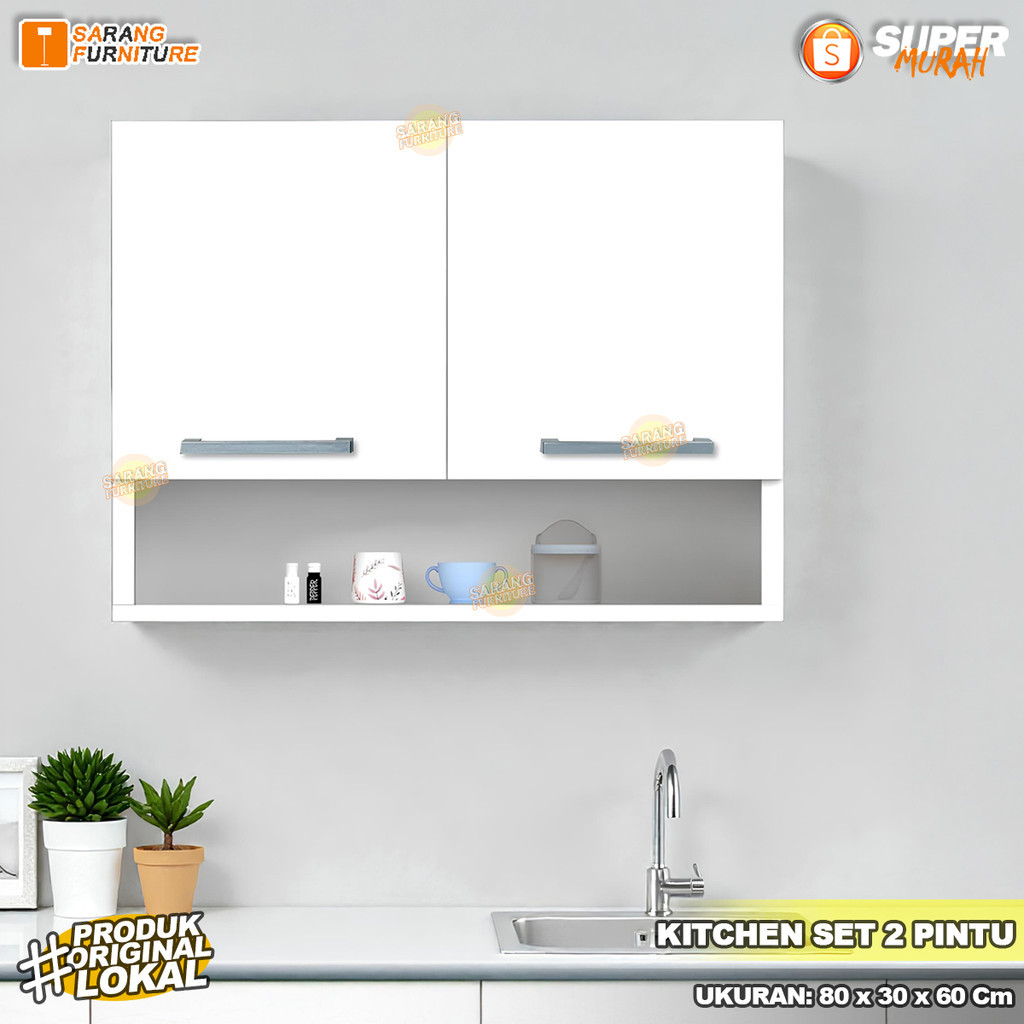 Jual Kitchen Set Atas Rak Dapur Minimalis - Kingdom KSK 201 Lemari ...