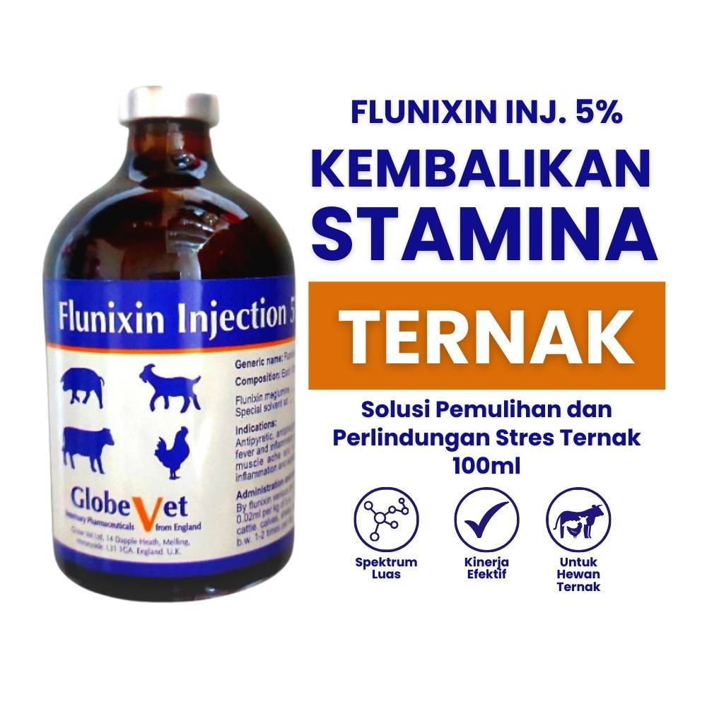 Jual Flunixin 100 ml - Flunixin Meglumine - Untuk Hewan Sakit Apapun ...
