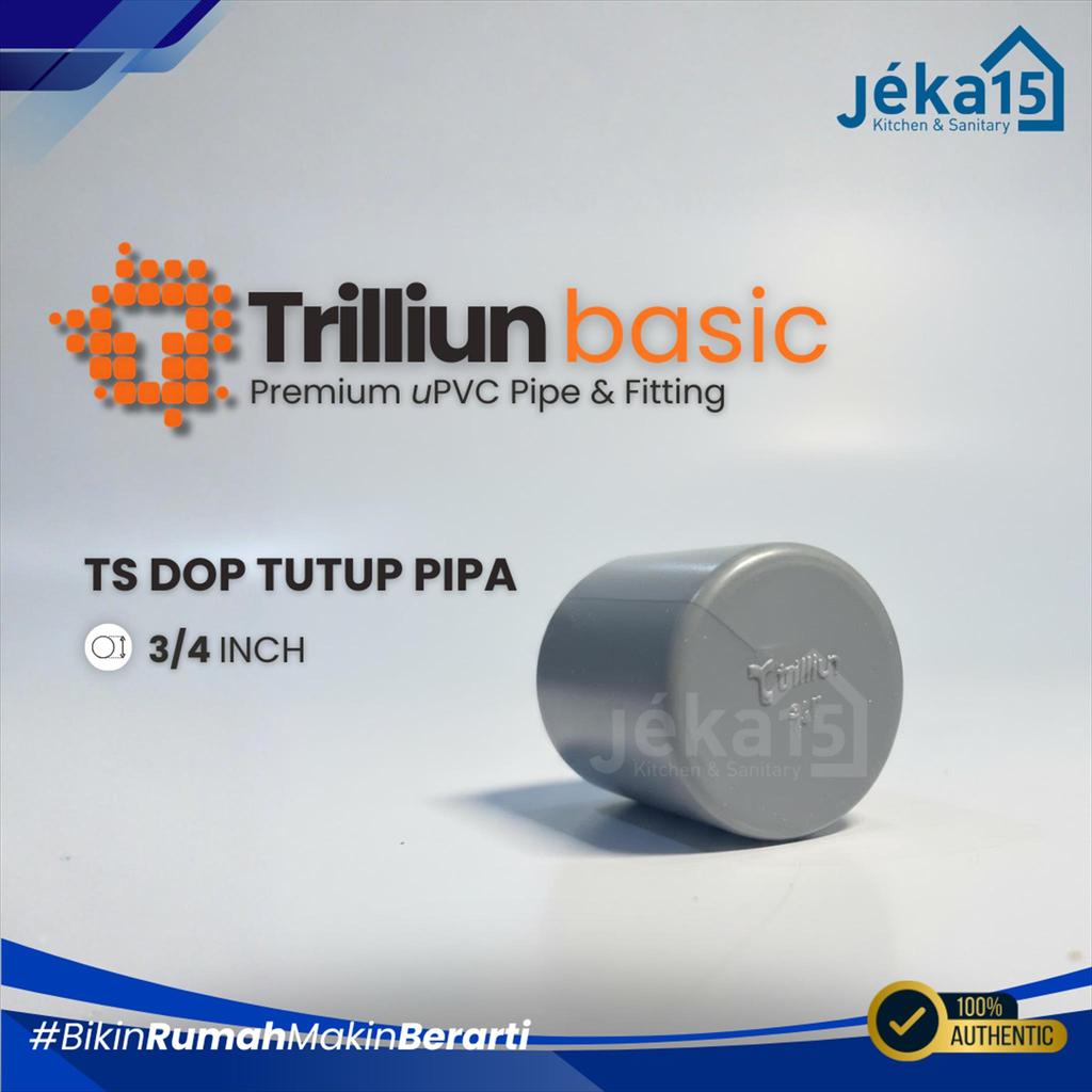 Jual JEKA15 - Dop Pipa 3/4 inch / Dop Pipa Trilliun | Tutup Pipa PVC ...