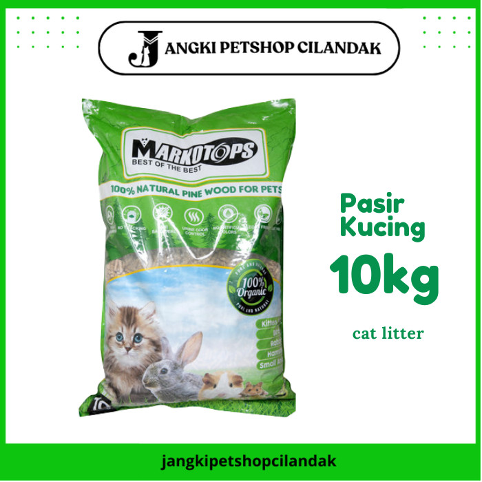 Jual MARKOTOPS Pine Wood Pet Litter 10kg - Pelet Kayu | Shopee Indonesia