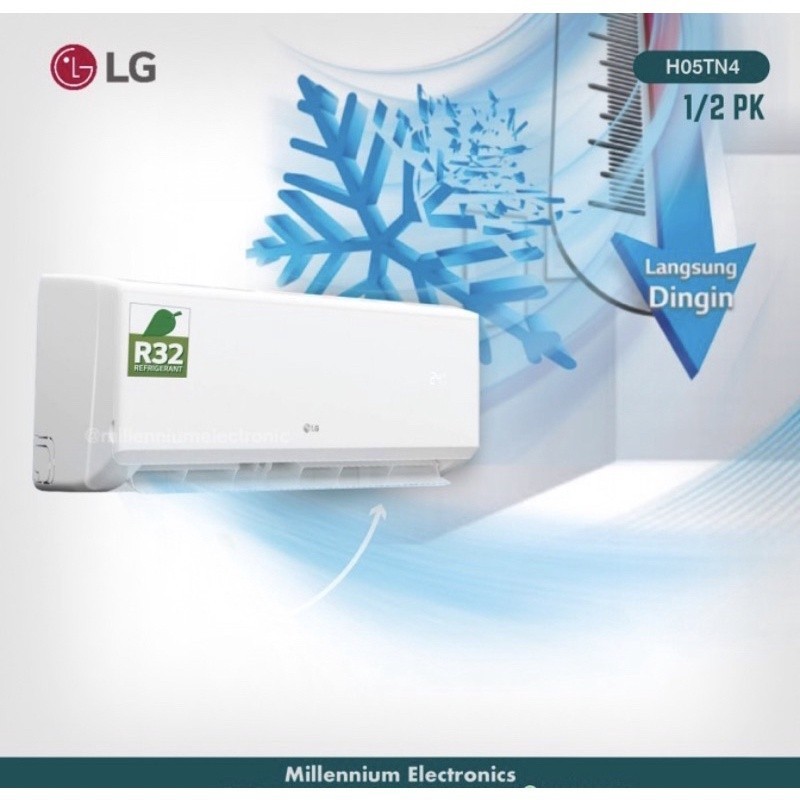 Jual AC LG H05TN4 1/2PK NEW HERCULES 1/2 PK 05TN4 SPLIT STANDARD ...