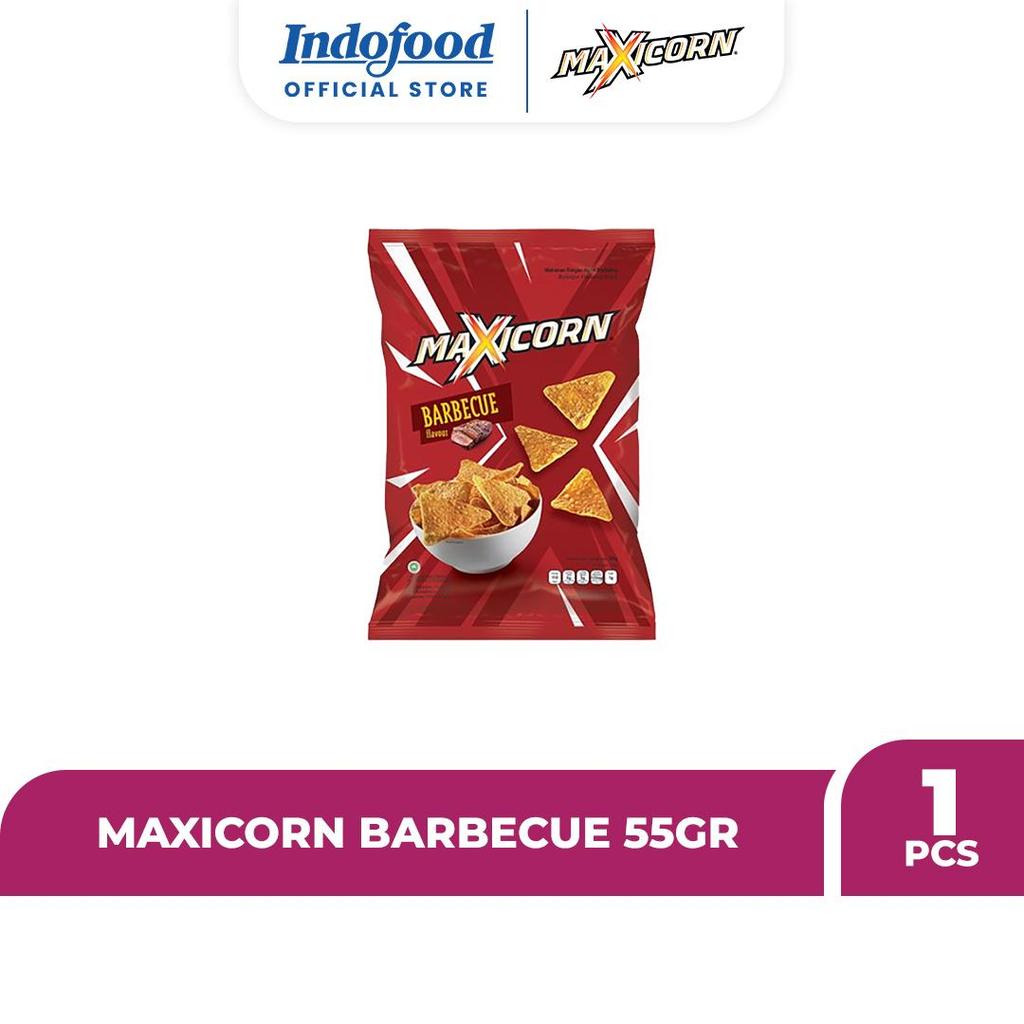 Jual SNACK MAXICORN BBQ 55G, terbuat dari bahan Jagung pilihan yang ...