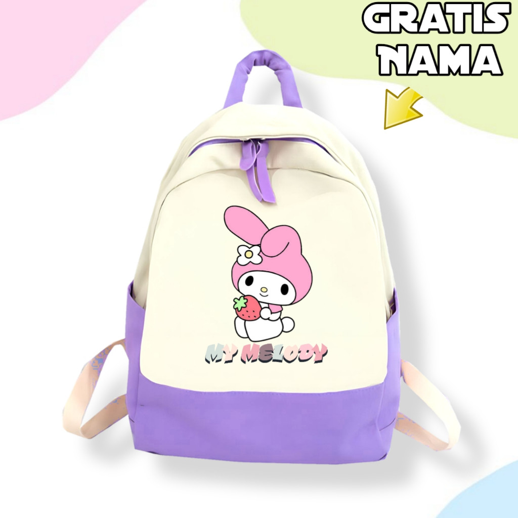 Jual Tas Backpack Ransel Anak Terbaru My Melody Cute / Tas Sekolah Anak ...